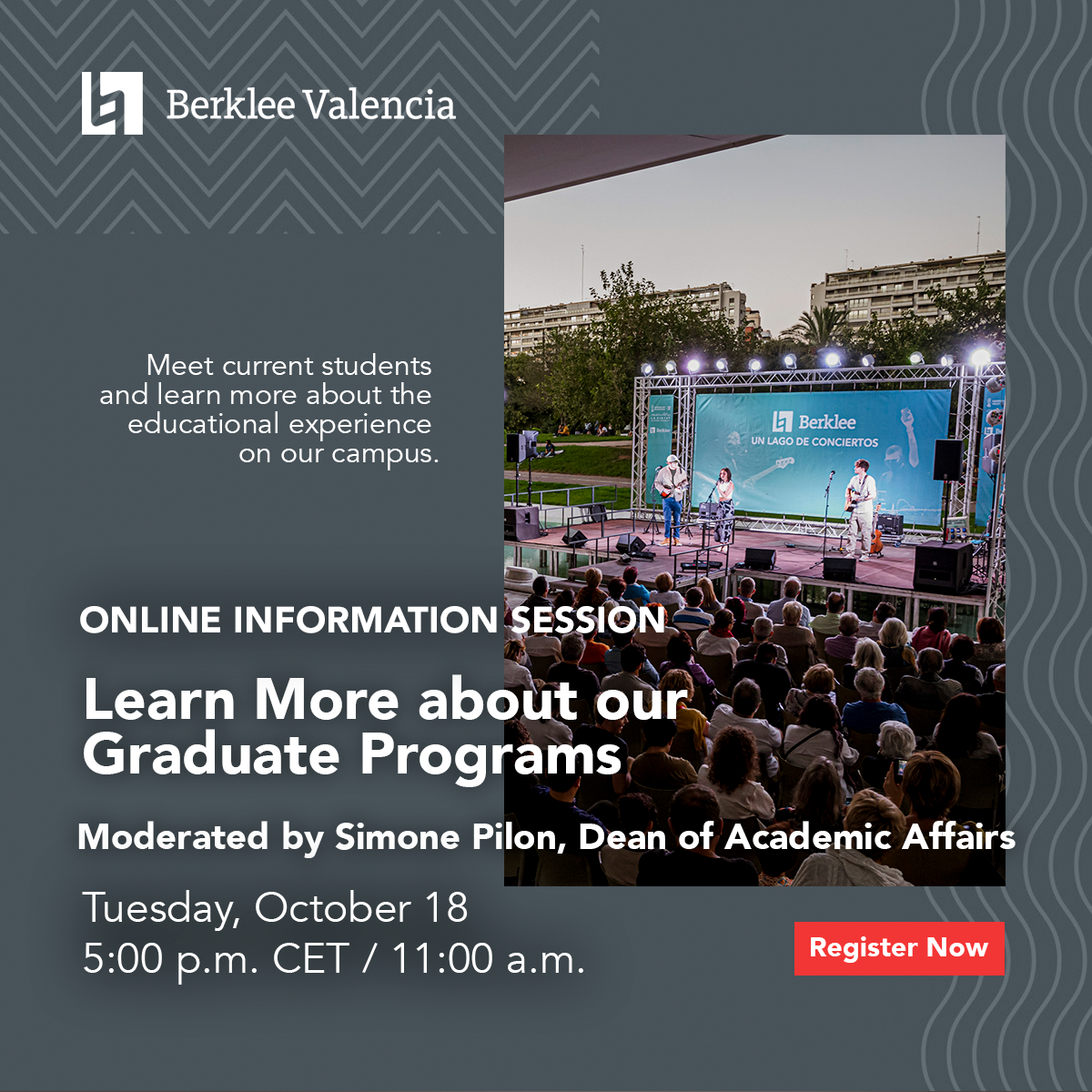 Berklee Valencia Graduate Programs Info Session | Berklee Valencia